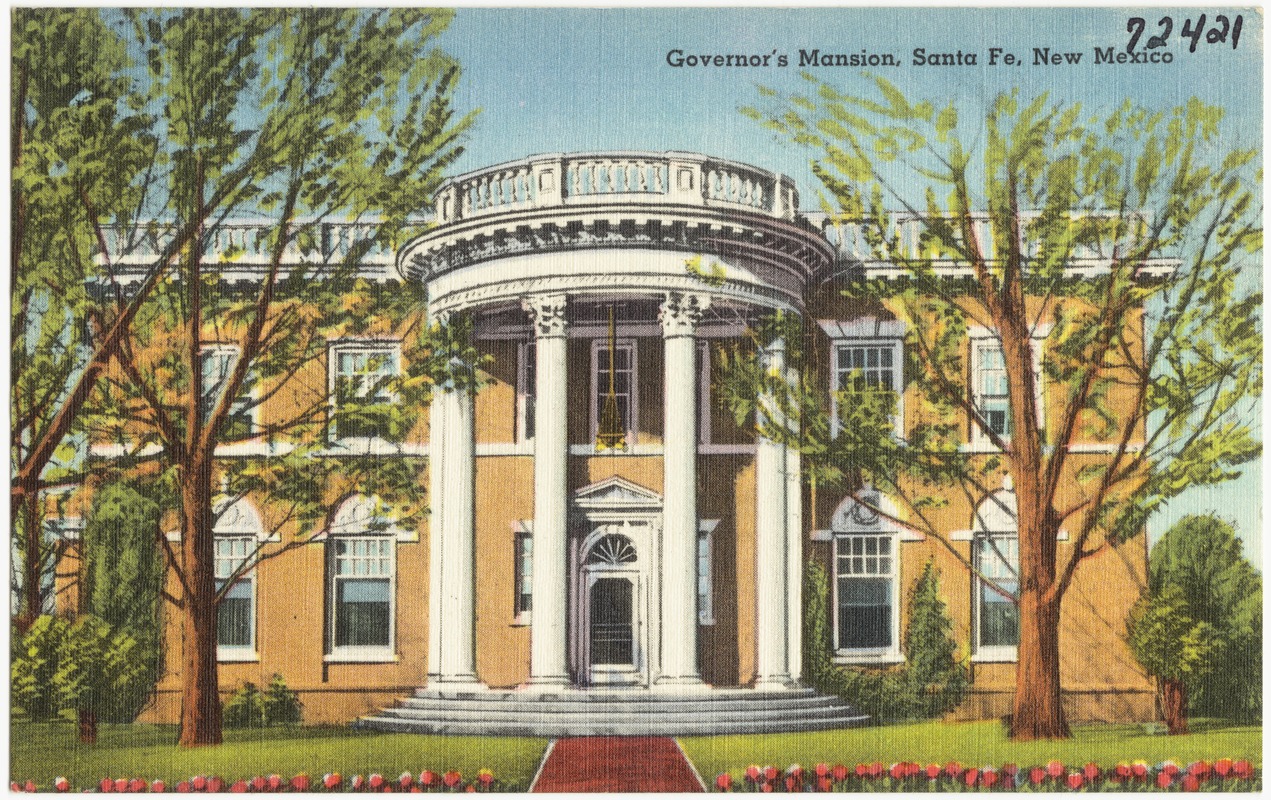 Governor's Mansion, Santa Fe, New Mexico - Digital Commonwealth
