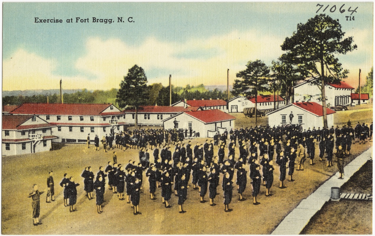 Exercise at Fort Bragg, N. C. - Digital Commonwealth