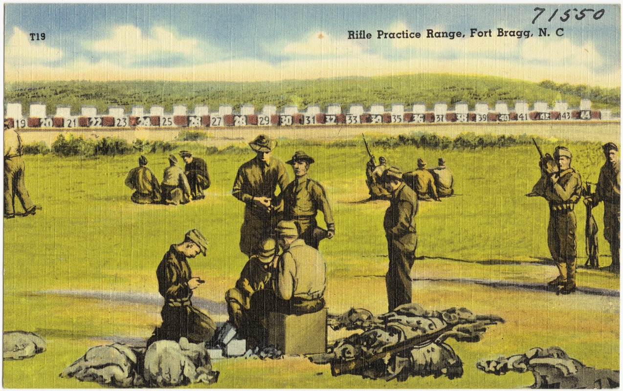 Rifle practice range, Fort Bragg, N. C. - Digital Commonwealth