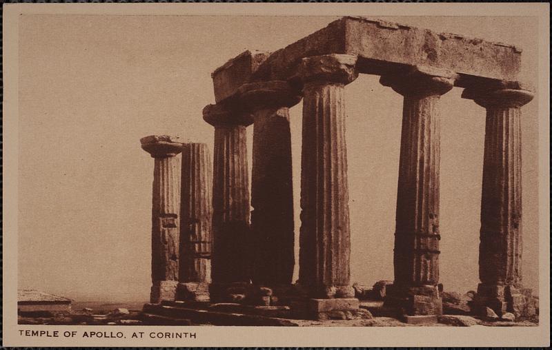 Temple of Apollo, at Corinth - Digital Commonwealth