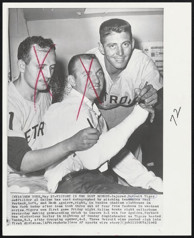 Victory is the Best Remedy -- Injured Detroit Tiger outfielder Al ...