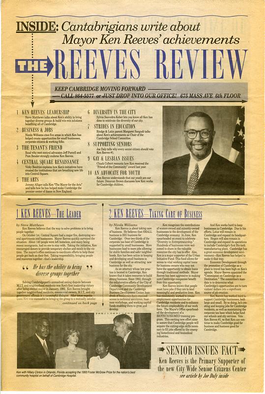The Reeves Review, 1993 - Digital Commonwealth