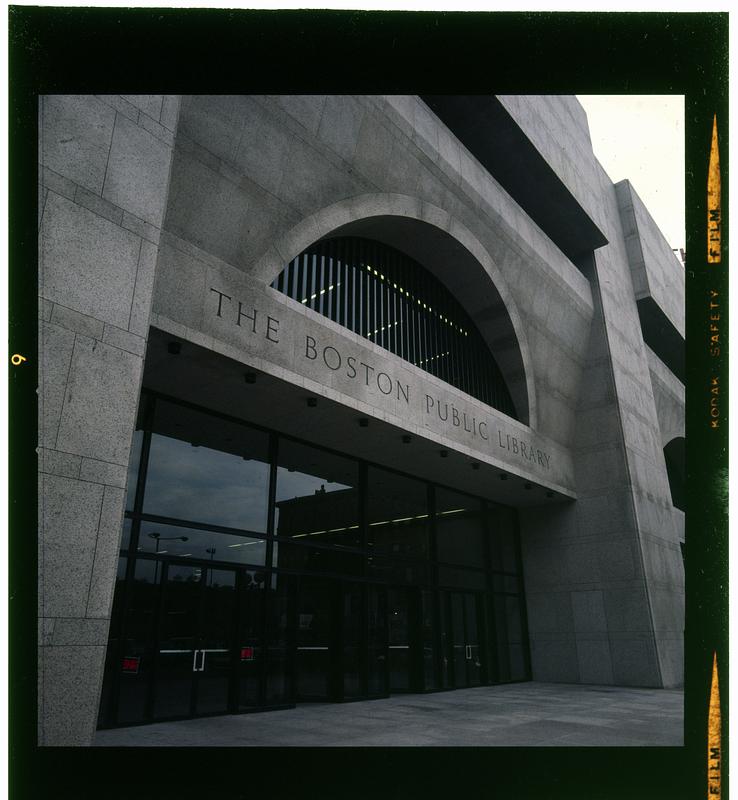 Johnson Building entrance - Digital Commonwealth