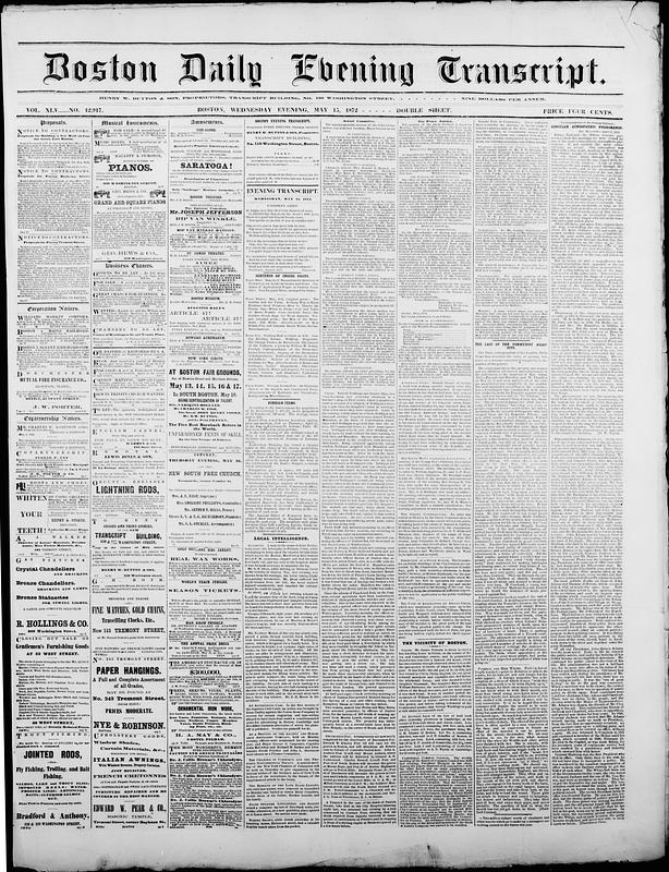 Boston Daily Evening Transcript - Digital Commonwealth