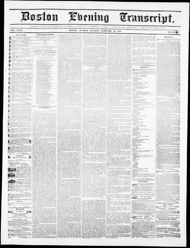 Boston Evening Transcript - Digital Commonwealth