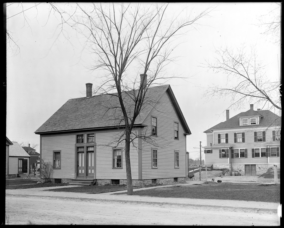 #25 Wilson Street, front, spring - Digital Commonwealth