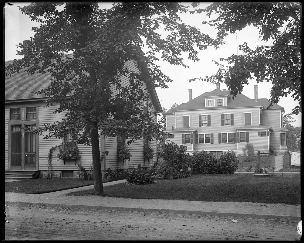 #25 Wilson Street, front, fall - Digital Commonwealth