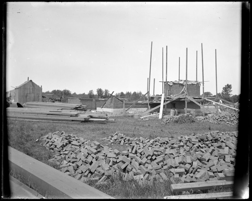 BWW (Billerica Water Works) pumping station during construction ...