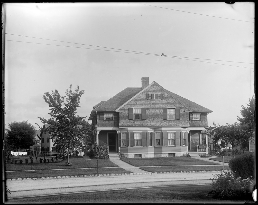 #30 Talbot Avenue, 1904 prize contest, front, fall - Digital Commonwealth