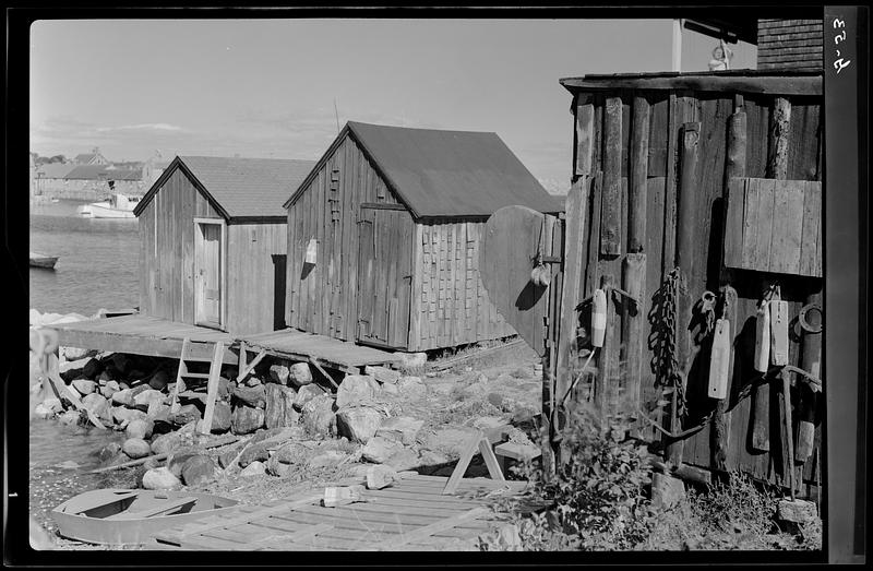 Fisherman's shacks, Rockport - Digital Commonwealth