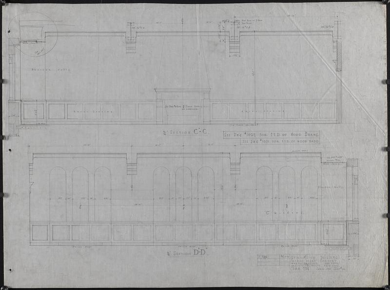 Three-quarter inch section C'-C' and D'-D' - Digital Commonwealth