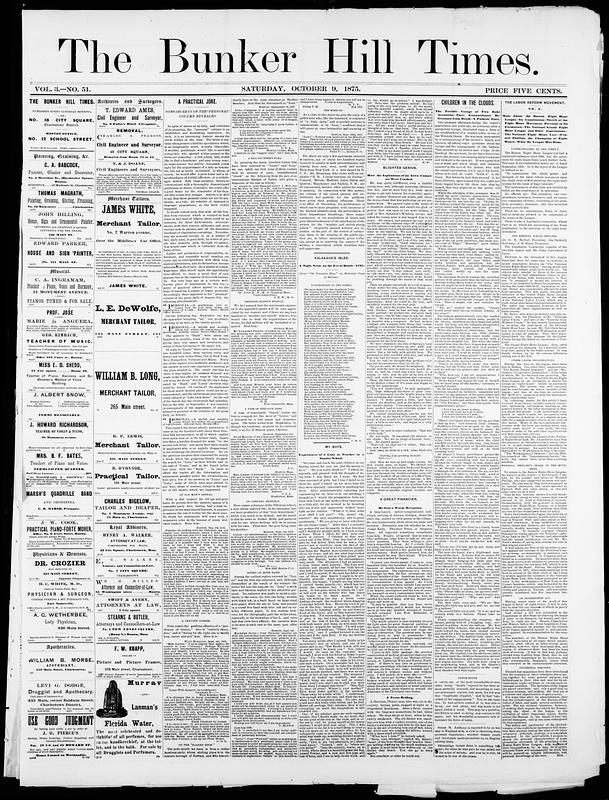 The Bunker Hill Times, October 09, 1875 - Digital Commonwealth