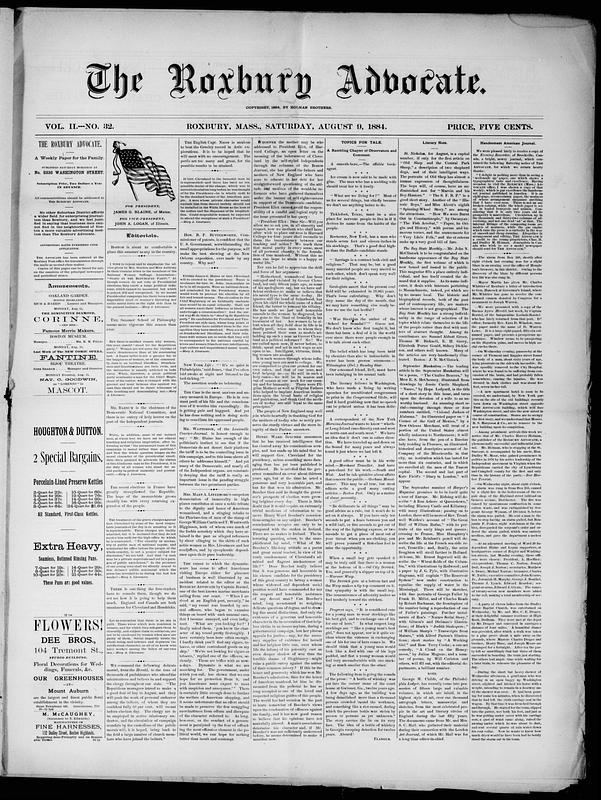 The Roxbury Advocate - Digital Commonwealth