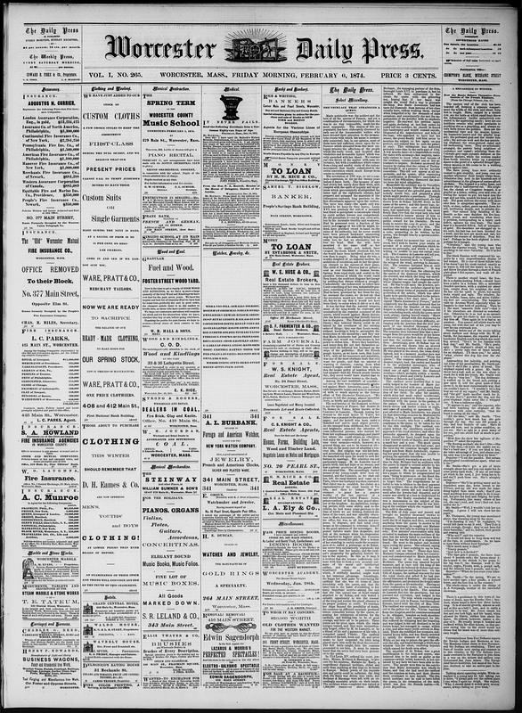 Worcester Daily Press - Digital Commonwealth