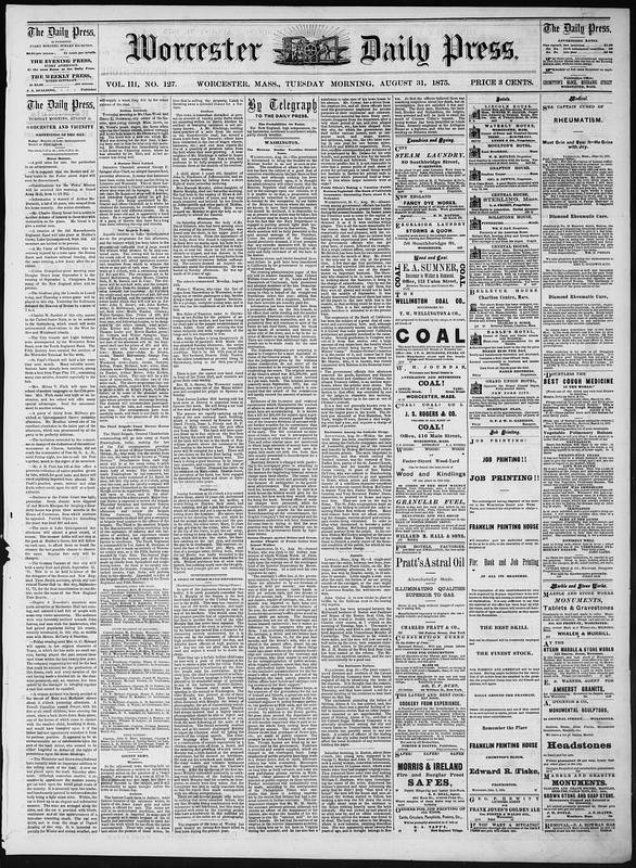 Worcester Daily Press - Digital Commonwealth