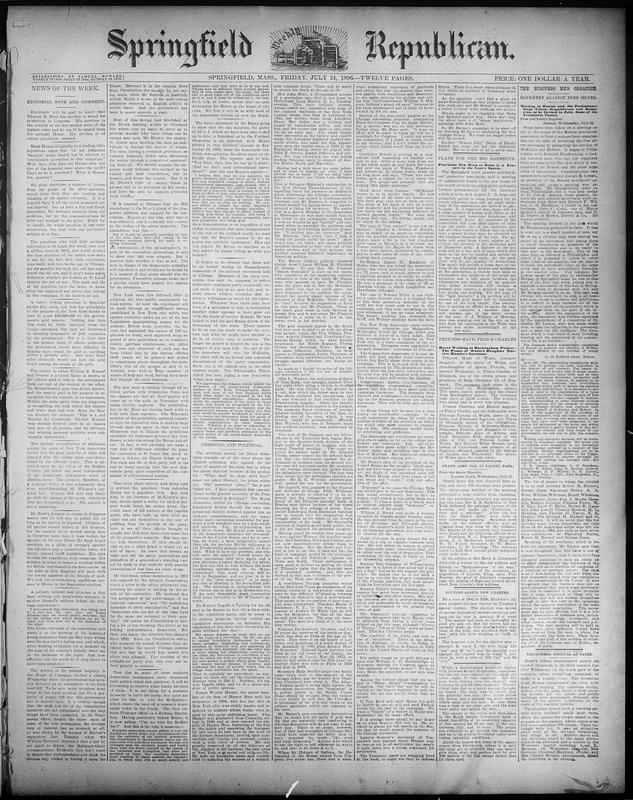 Springfield Weekly Republican - Digital Commonwealth