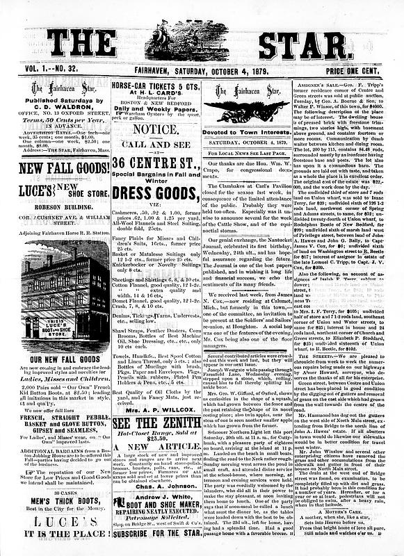 The Star. October 04, 1879 - Digital Commonwealth