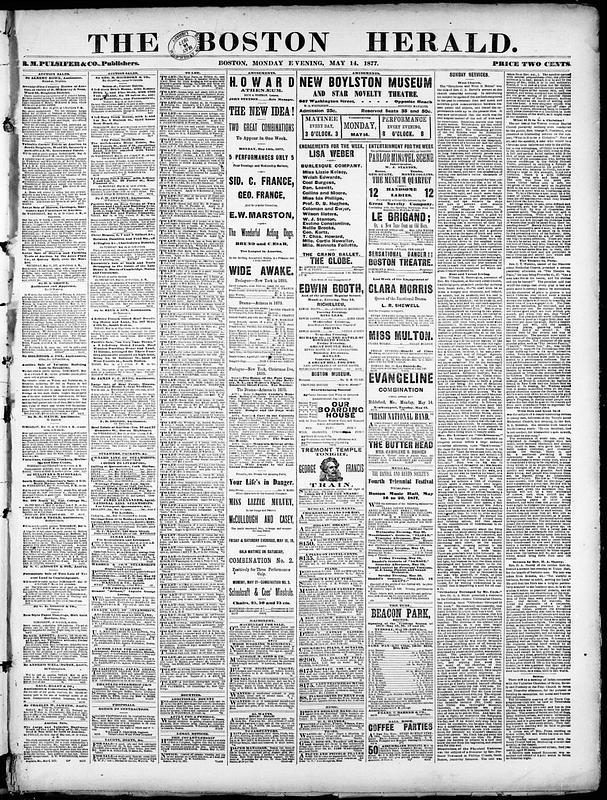 The Boston Herald. May 14, 1877 - Digital Commonwealth