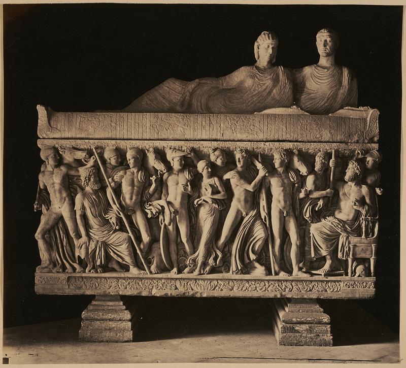 Sarcophagus of Alexander Severus and Mammaea - Digital Commonwealth