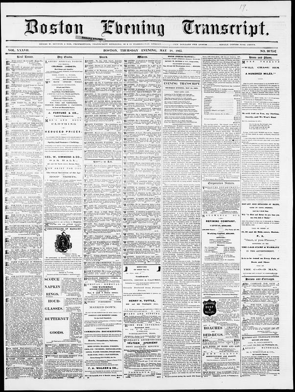 Boston Evening Transcript - Digital Commonwealth