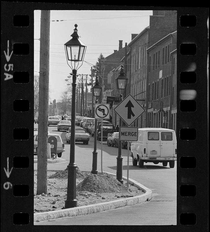 Signs and posts Market Square - Digital Commonwealth