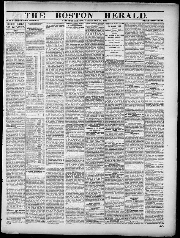 The Boston Herald. September 27, 1873 - Digital Commonwealth