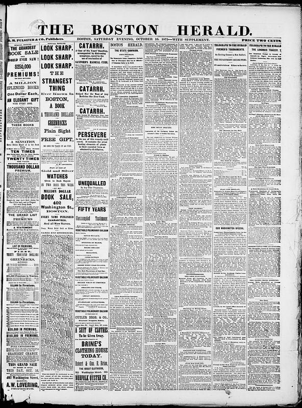 The Boston Herald. October 16, 1875 - Digital Commonwealth