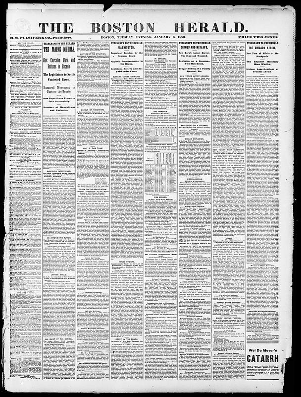 The Boston Herald. January 06, 1880 - Digital Commonwealth