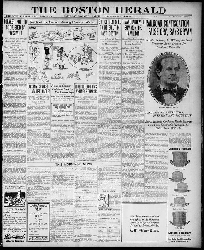 The Boston Herald. March 30, 1907 - Digital Commonwealth