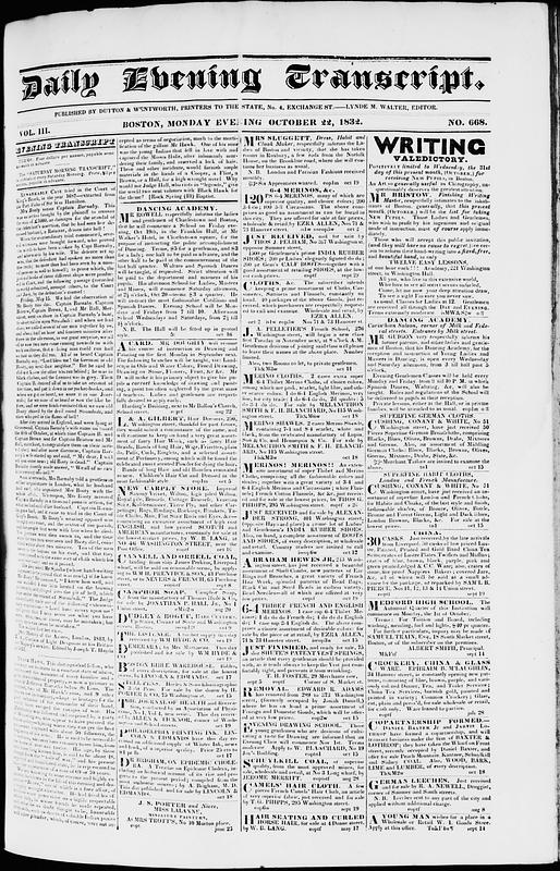 Daily Evening Transcript - Digital Commonwealth