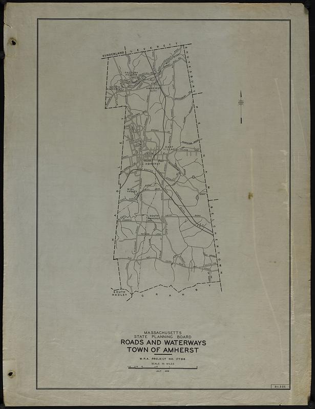 Roads and waterways Town of Amherst - Digital Commonwealth