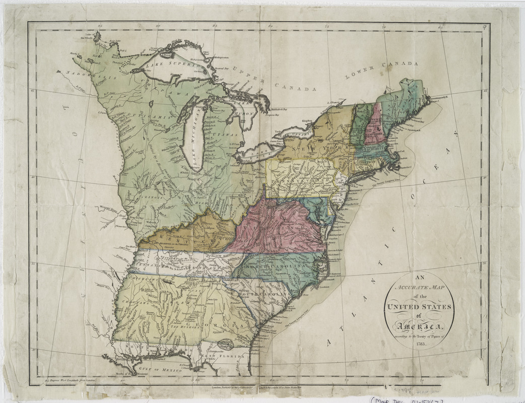 An Accurate Map Of The United States Of America Norman B Leventhal 
