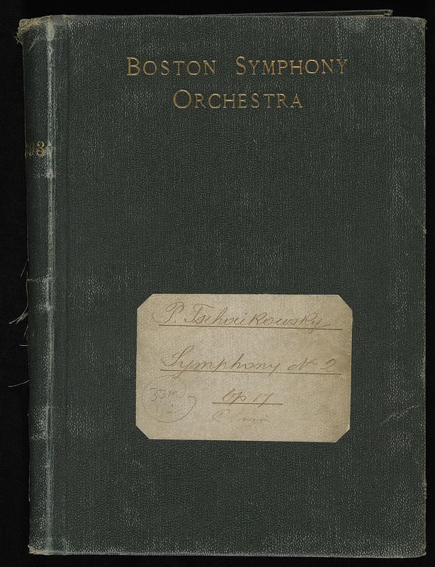 Symphony No. 2 in C minor, Op. 17, "Little Russian" - Digital Commonwealth