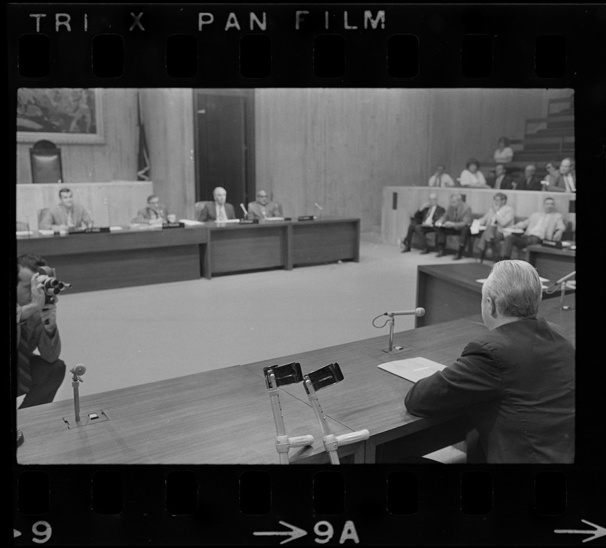 Former Boston John F. Collins addresses City Council hearing on the ...