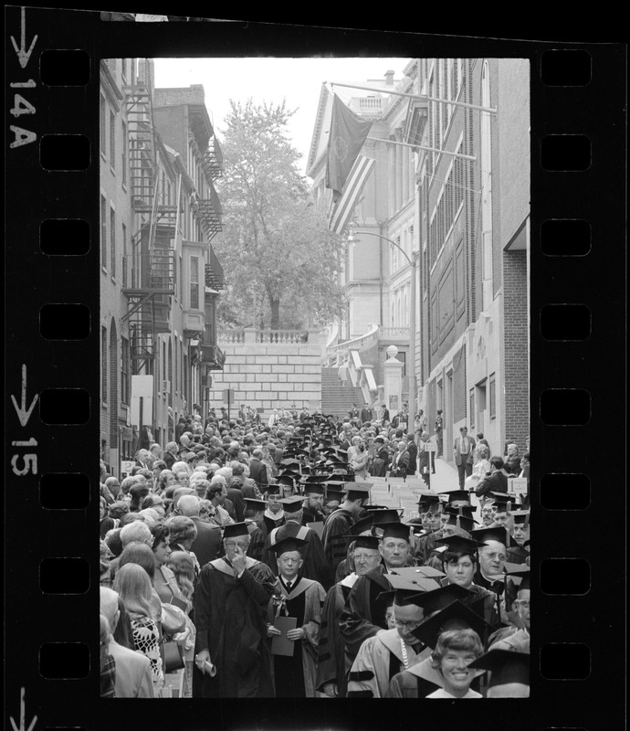 Academic procession during Suffolk University graduation - Digital ...
