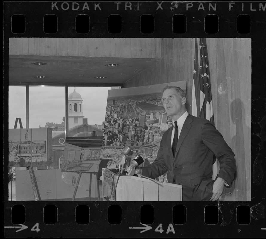 Mayor Kevin White announces plans for a $10 million restoration project ...