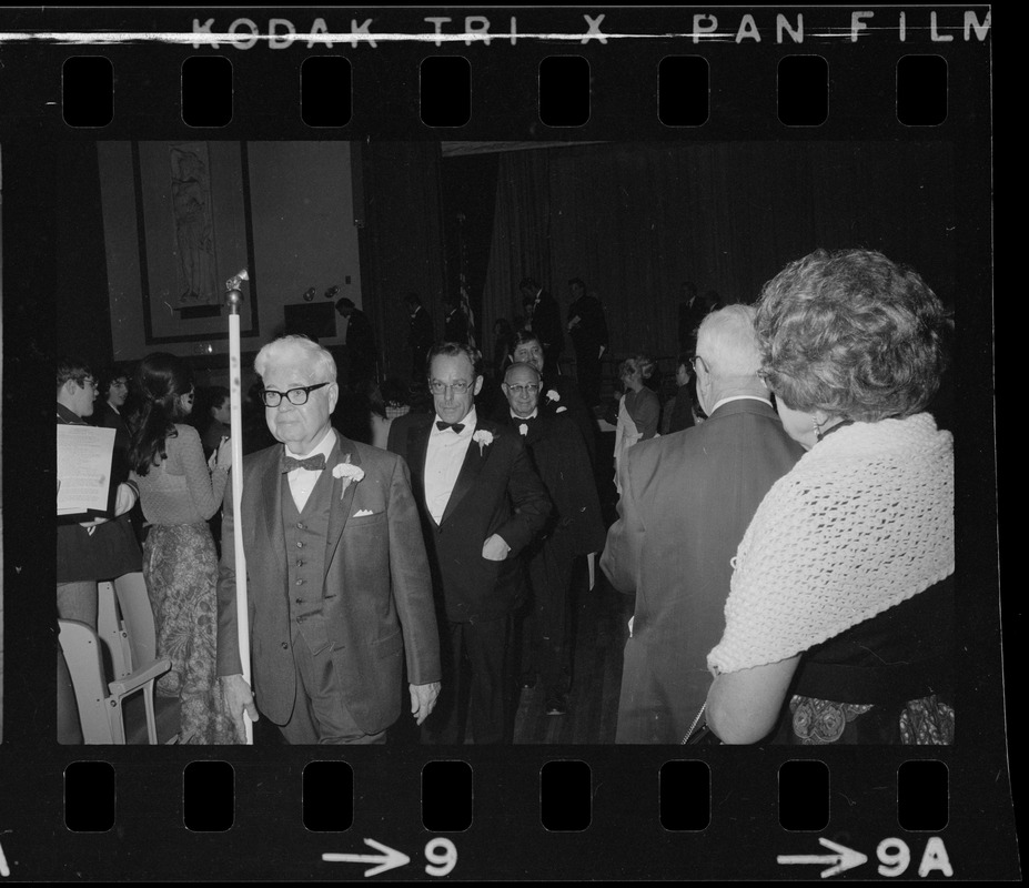 Somerville mayor, S. Lester Ralph, processioning with others during his ...