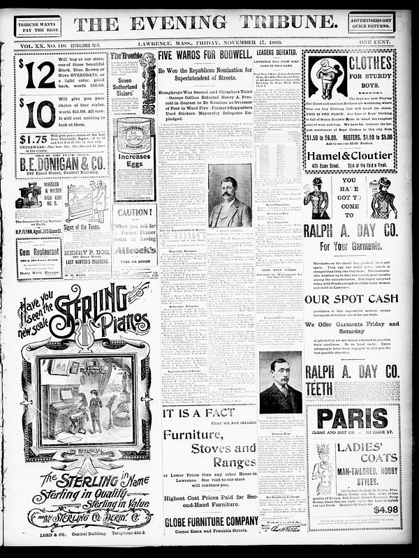The Evening Tribune. November 17, 1899 - Digital Commonwealth