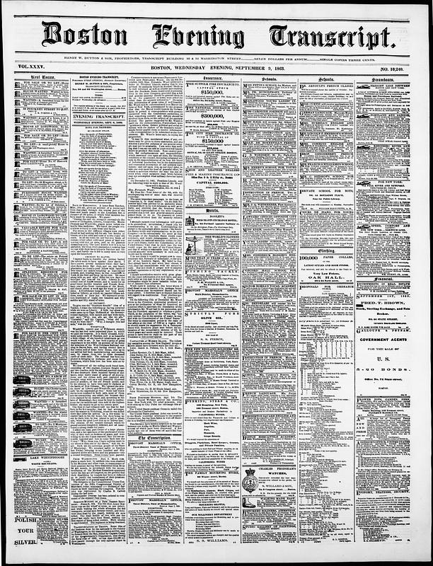 Boston Evening Transcript - Digital Commonwealth