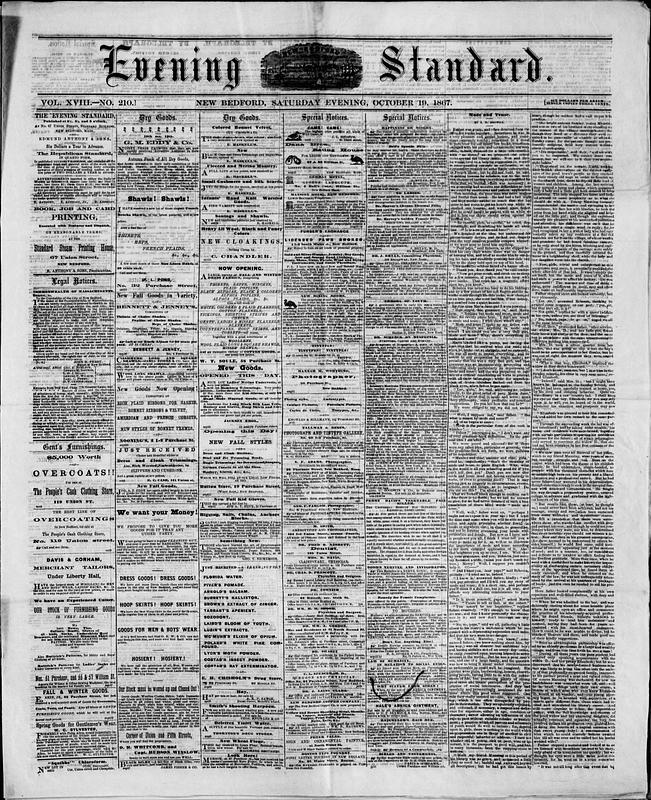 Evening Standard. October 19, 1867 - Digital Commonwealth