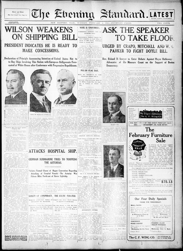 Evening Standard. February 02, 1915 - Digital Commonwealth