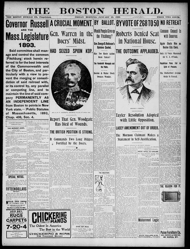 The Boston Herald. January 26, 1900 - Digital Commonwealth