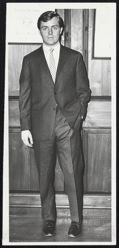 Anthony Adams. Harvard Student (Best Dressed) - Digital Commonwealth