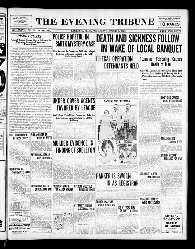 The Evening Tribune. March 07, 1928 - Digital Commonwealth