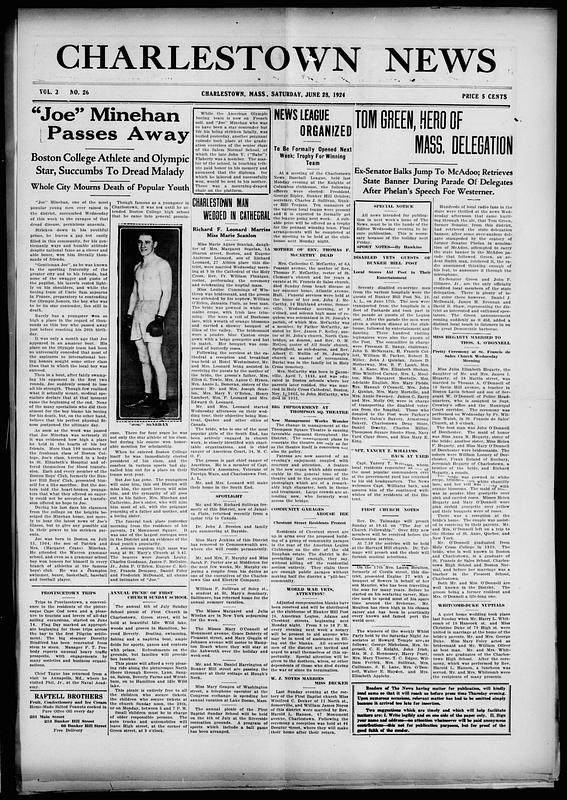 The Charlestown News. June 28, 1924 - Digital Commonwealth