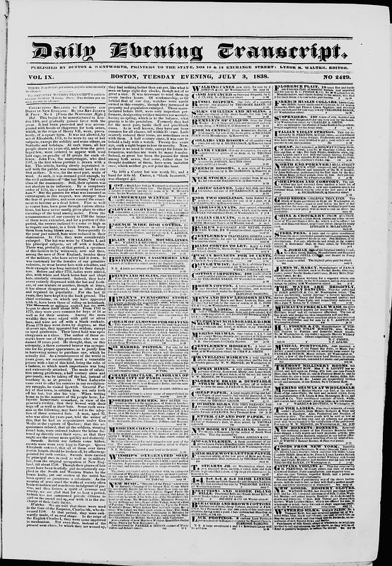 Daily Evening Transcript - Digital Commonwealth