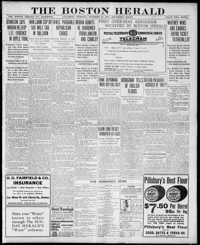 The Boston Herald. October 19, 1907 - Digital Commonwealth