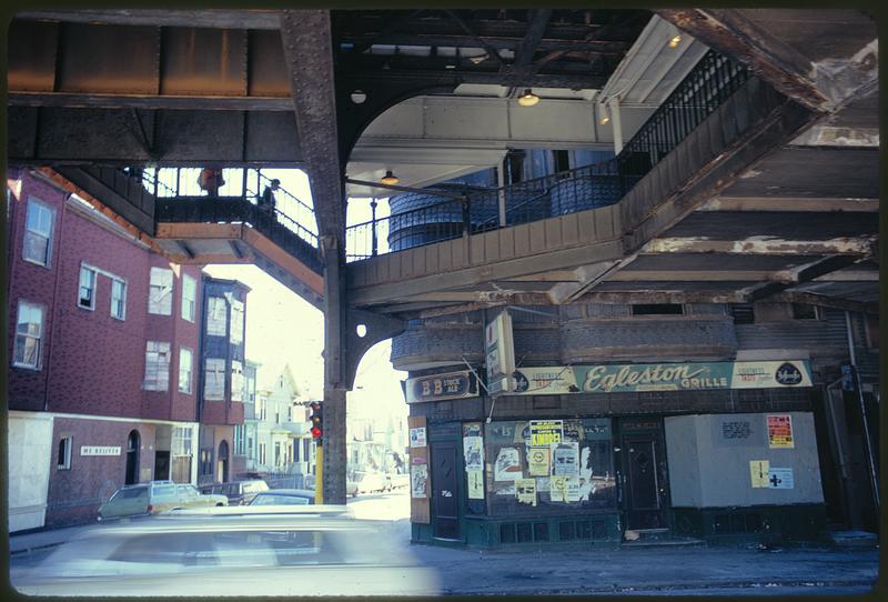 Egleston Sq. Elevated Station, one of the old ones - Digital Commonwealth