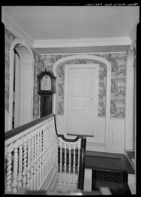 Thomas Sanders House, Grandfather's clock, Salem, MA, interior ...