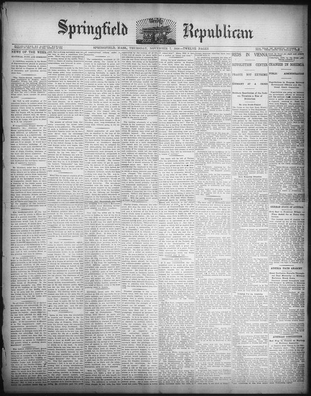 Springfield Weekly Republican - Digital Commonwealth